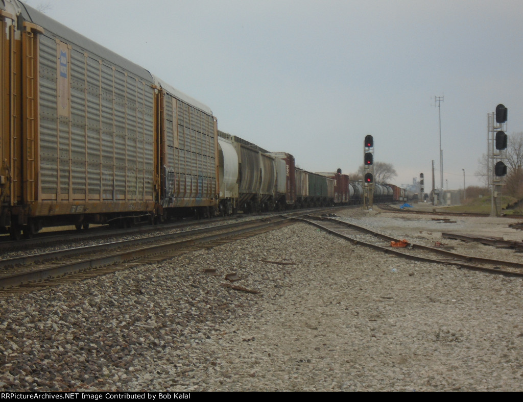 NS 4003 NS 2615 NS 2557 Heading East thru Bement